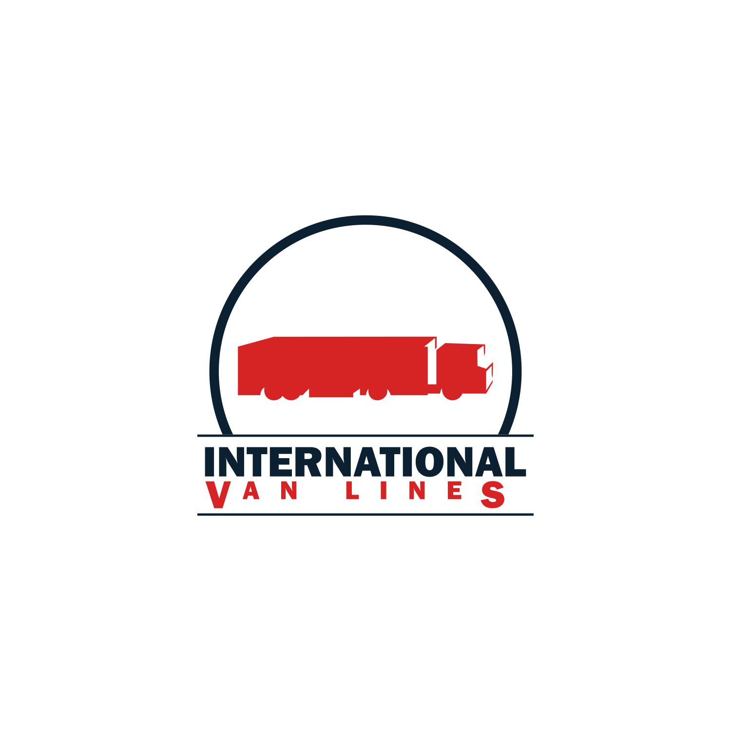 Modern, Professional, Moving Company Logo Design for international van ...