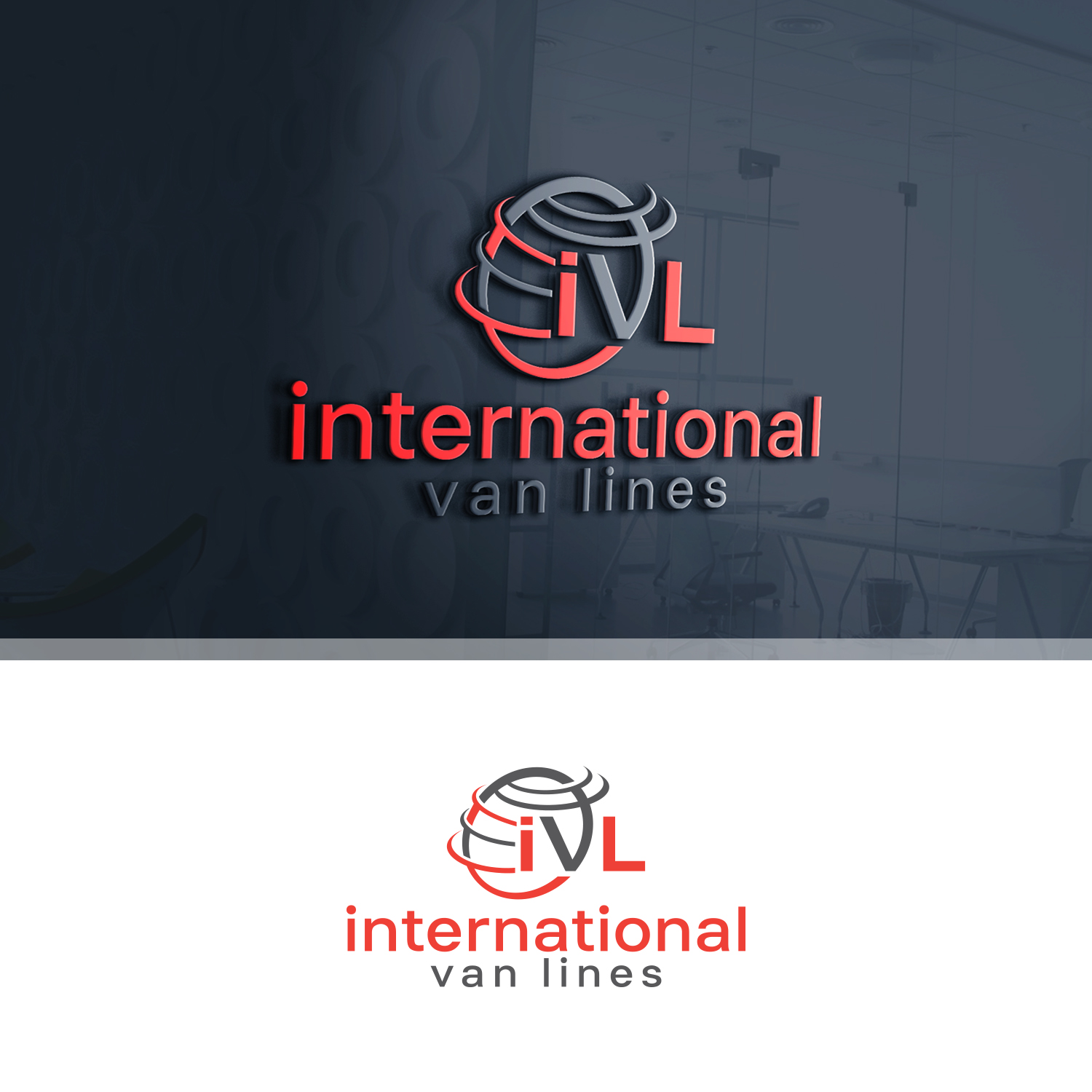 Modern, Professional, Moving Company Logo Design for international van ...