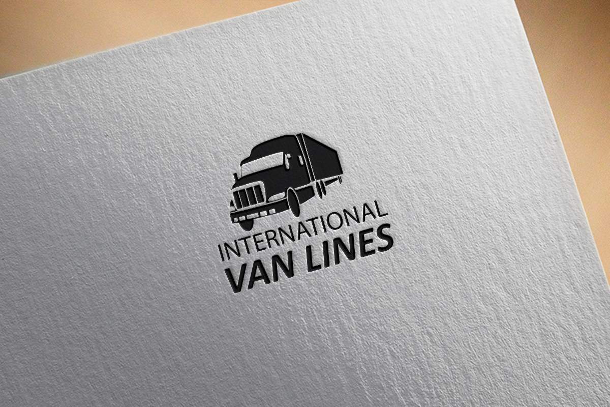 Modern, Professional, Moving Company Logo Design for international van ...