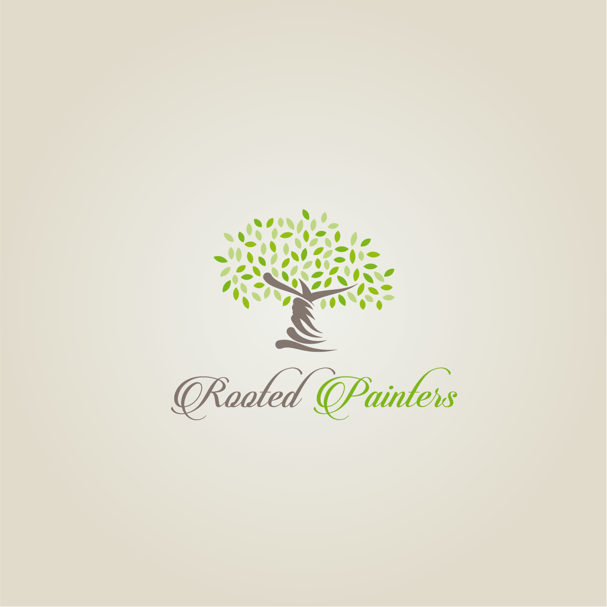 Traditional, Colorful, Painting Logo Design for Rooted Painters by ...