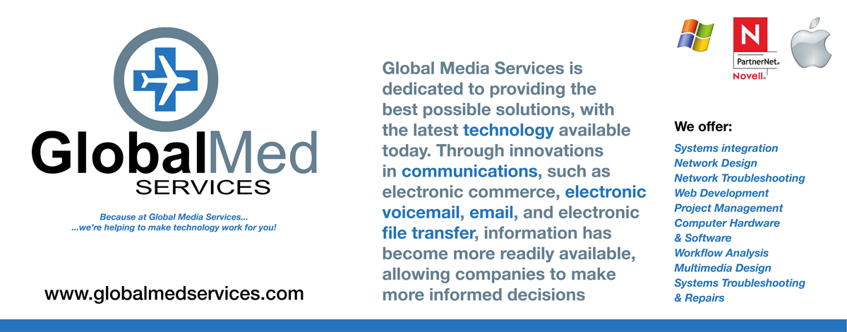 Professional, Upmarket, Medical Signage Design for GlobalMed Services ...