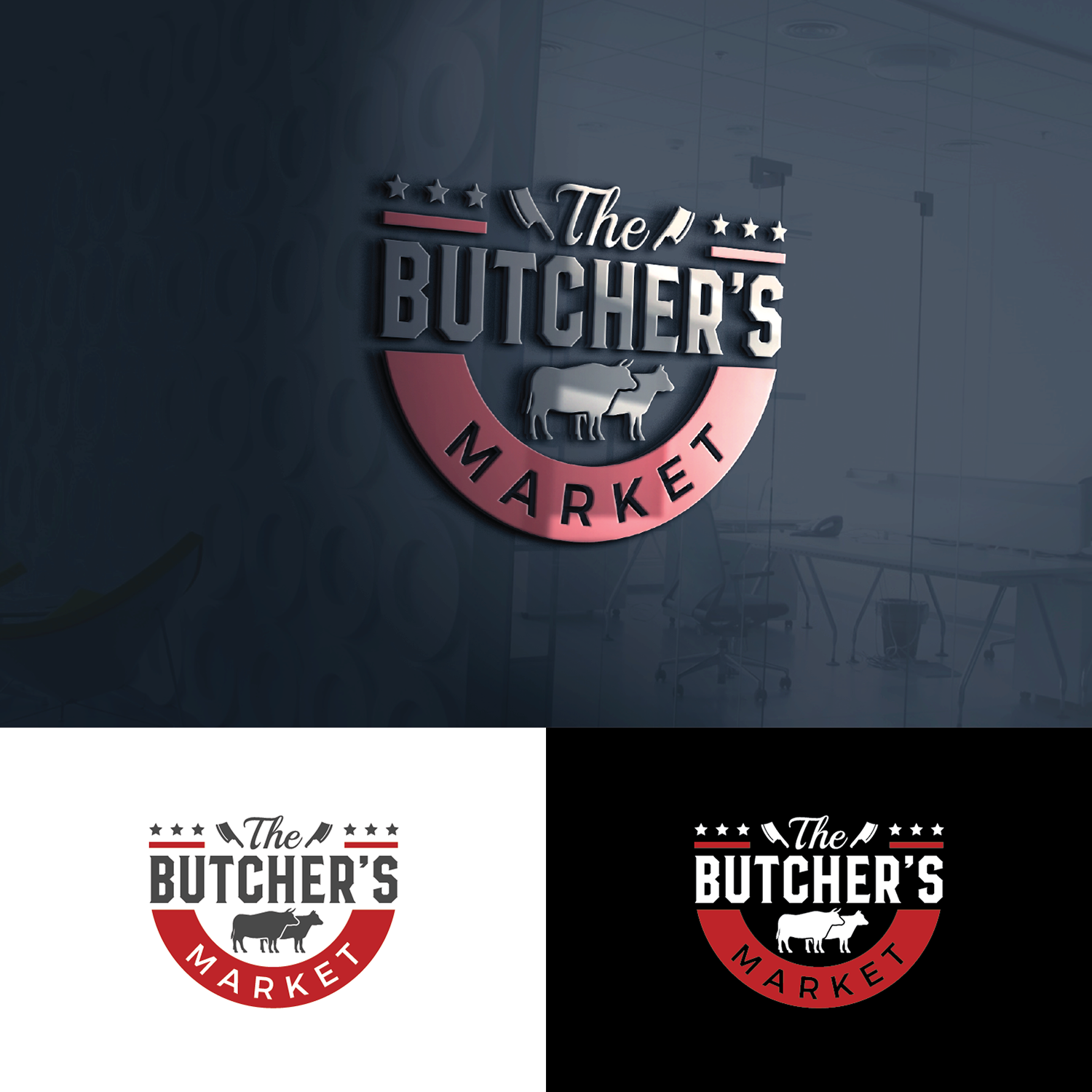 Professional, Serious, Food Production Logo Design for (the) butcher's ...