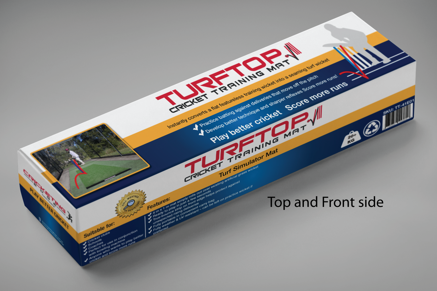 Masculine, Bold, Sporting Good Packaging Design for Cricketing Edge by ...