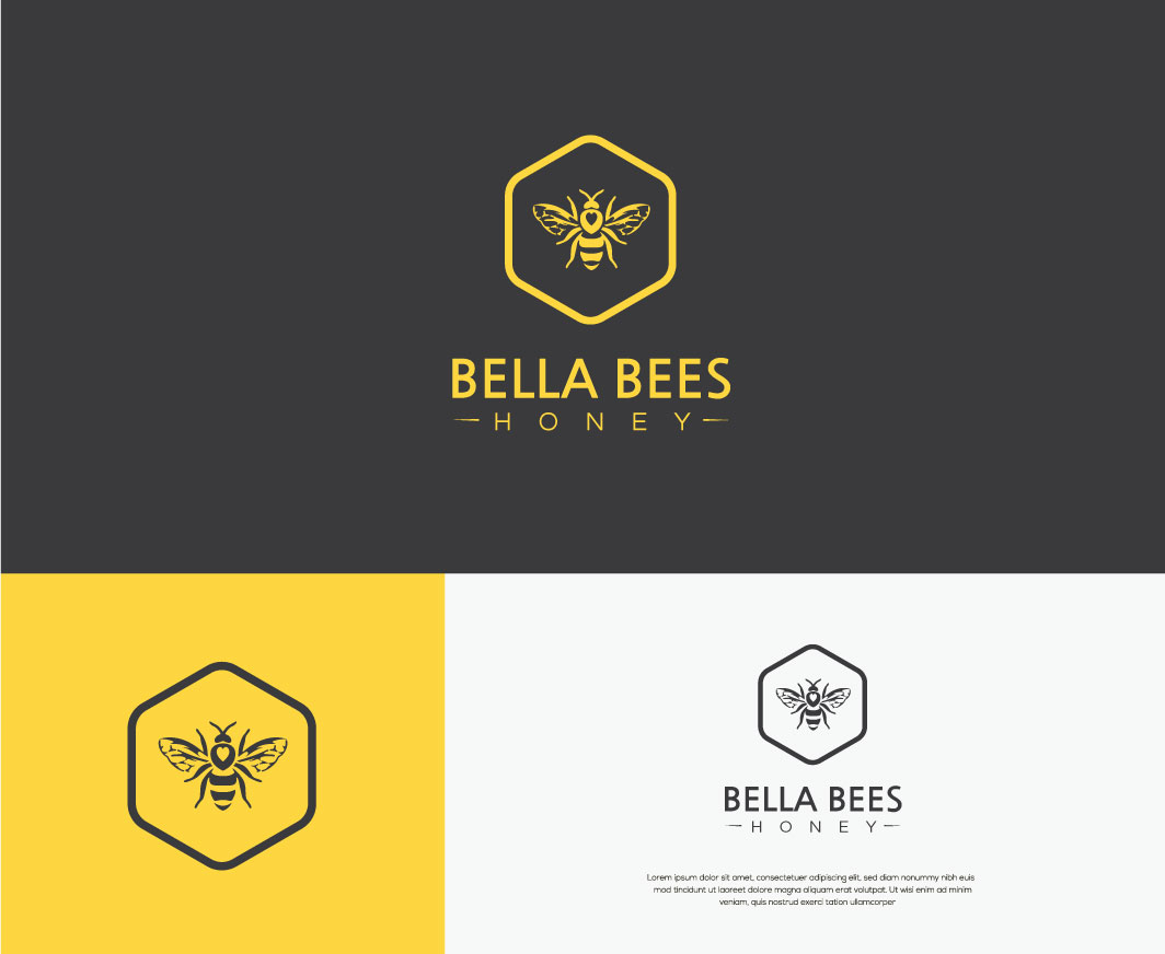 Upmarket, Elegant Logo Design for bella bees honey by Shigh5 | Design ...