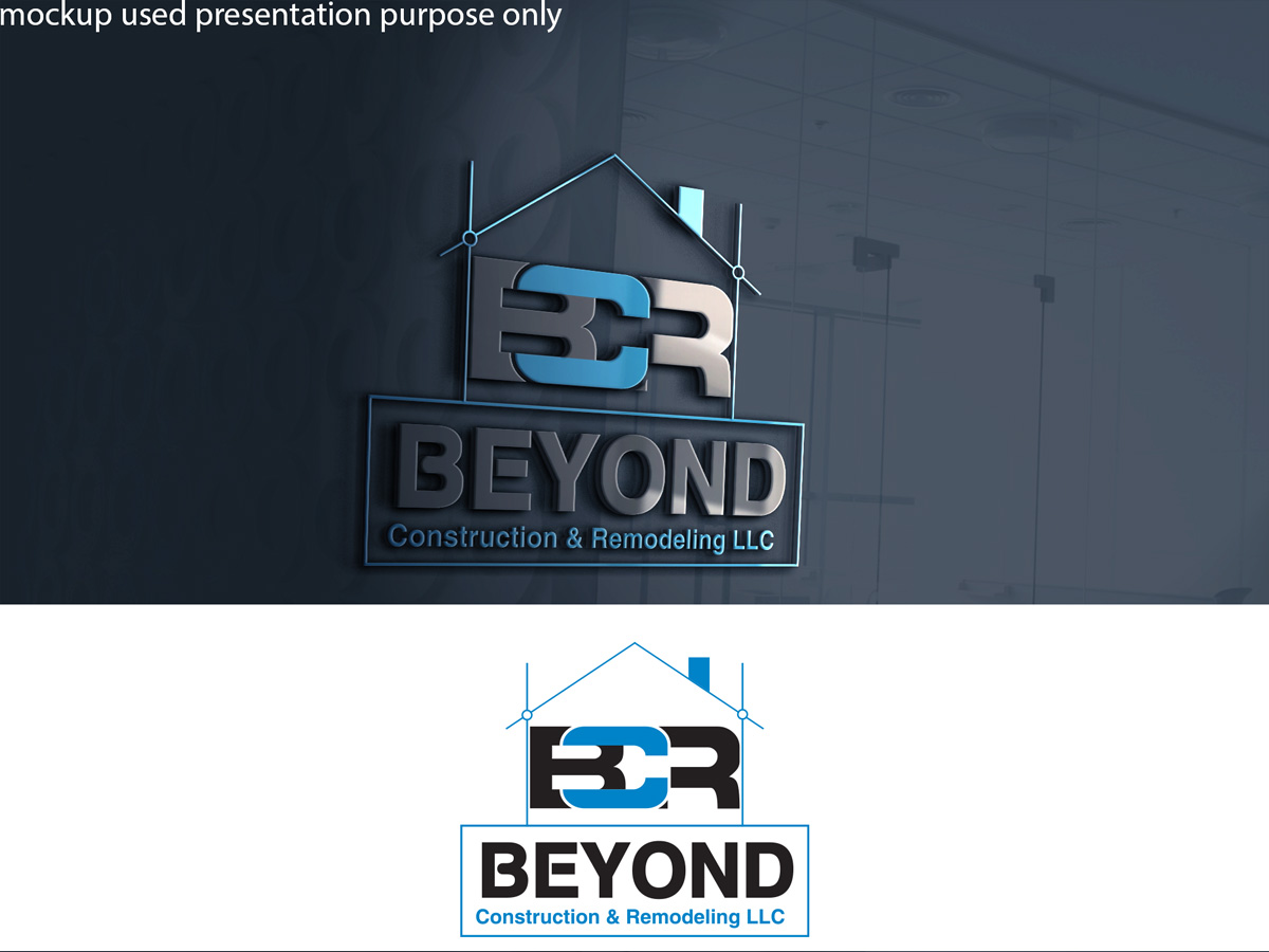 Modern, Professional, Contractor Logo Design for Beyond Construction & Remodeling LLC by Rubia ...
