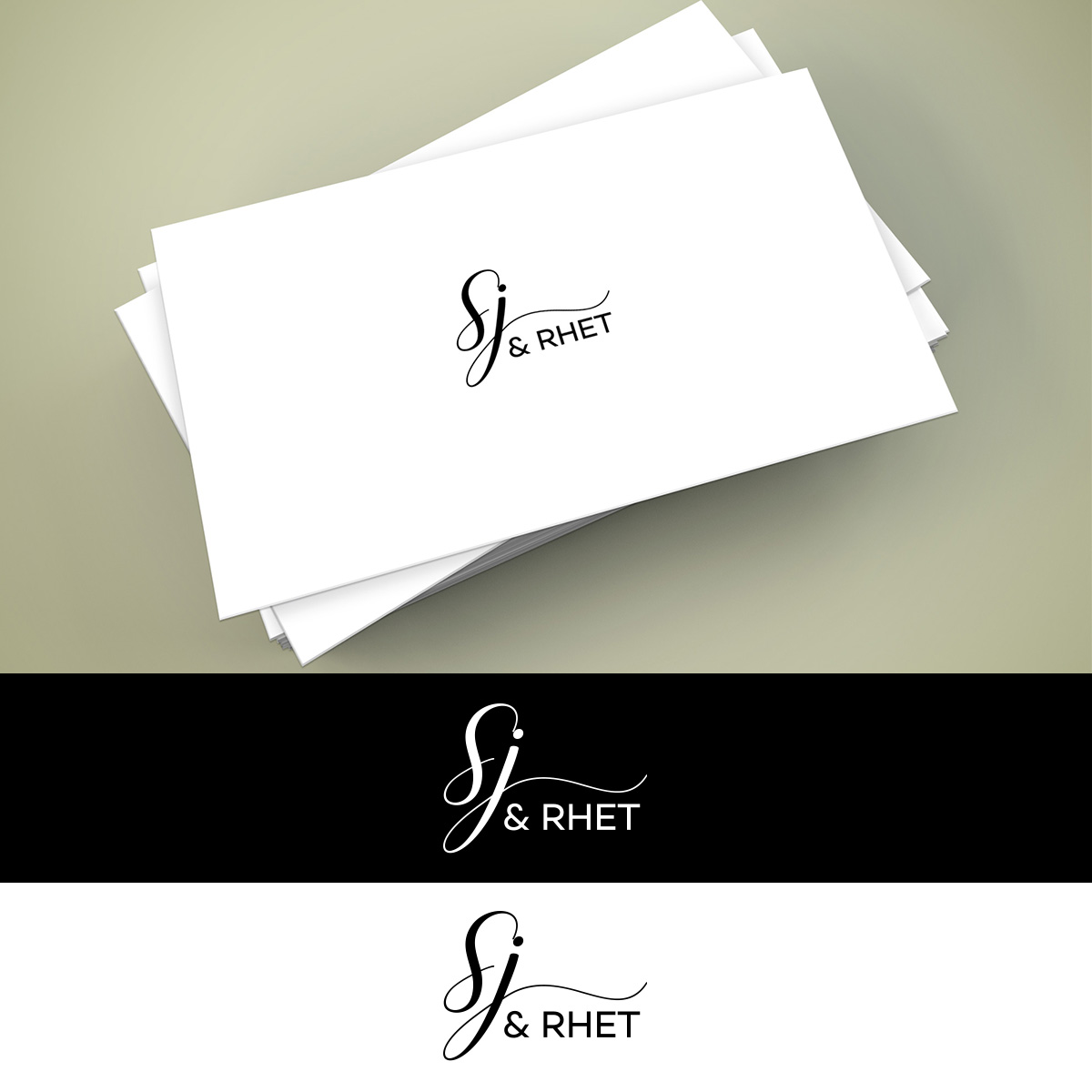 Modern, Personable Logo Design for SJ & Rhet by ClearDesign | Design ...