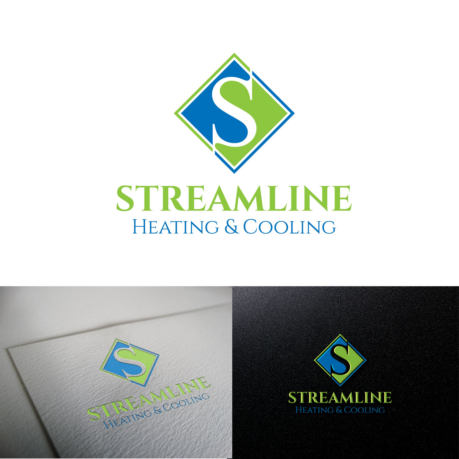 Serious, Professional Logo Design for Streamline Heating & Cooling by ...