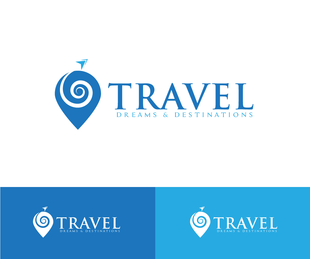 Elegant, Playful Logo Design for Travel Dreams & Destinations by designmind78 | Design #19207847