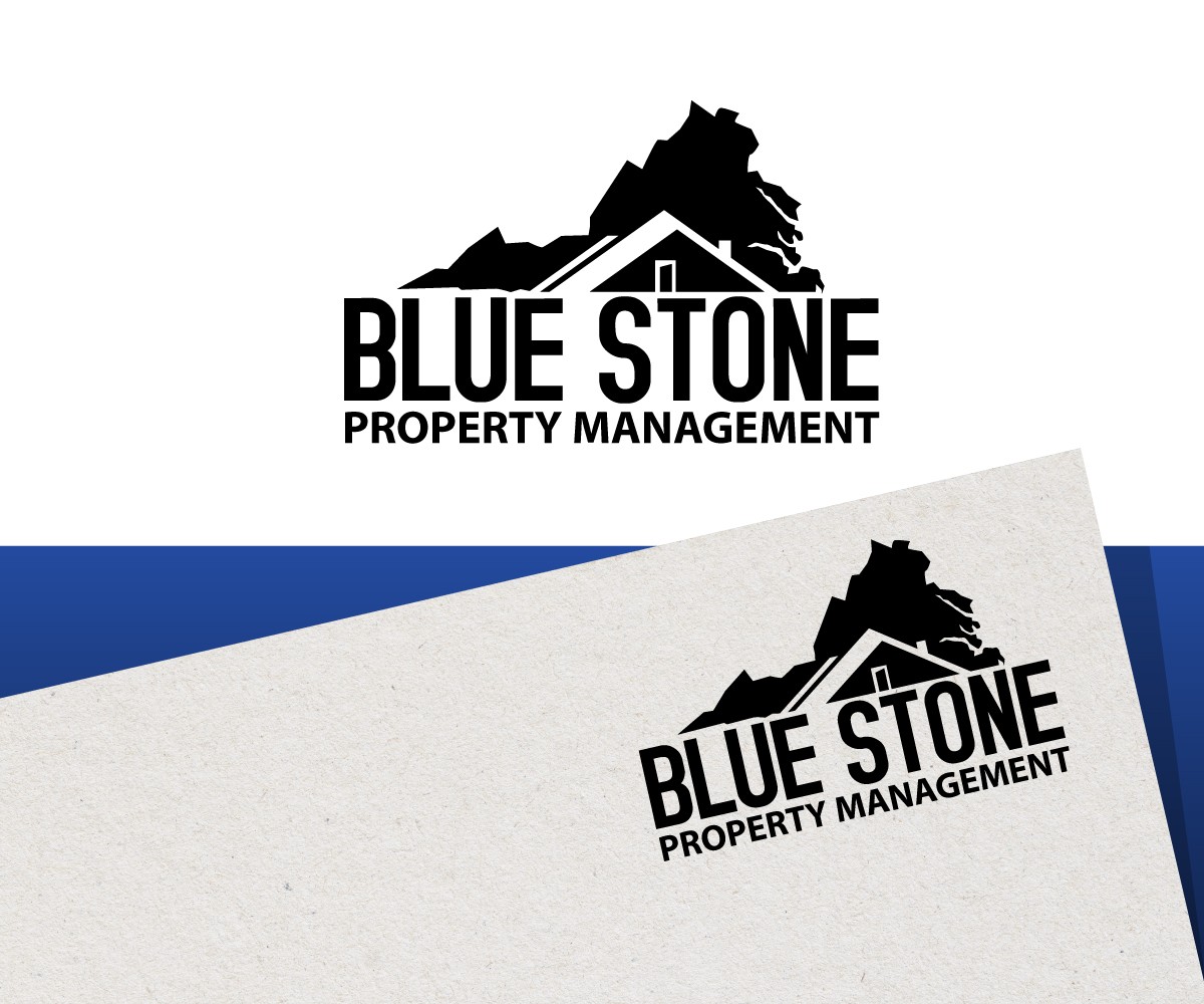 Logo Design for Blue Stone Property Management by Jay Design | Design ...