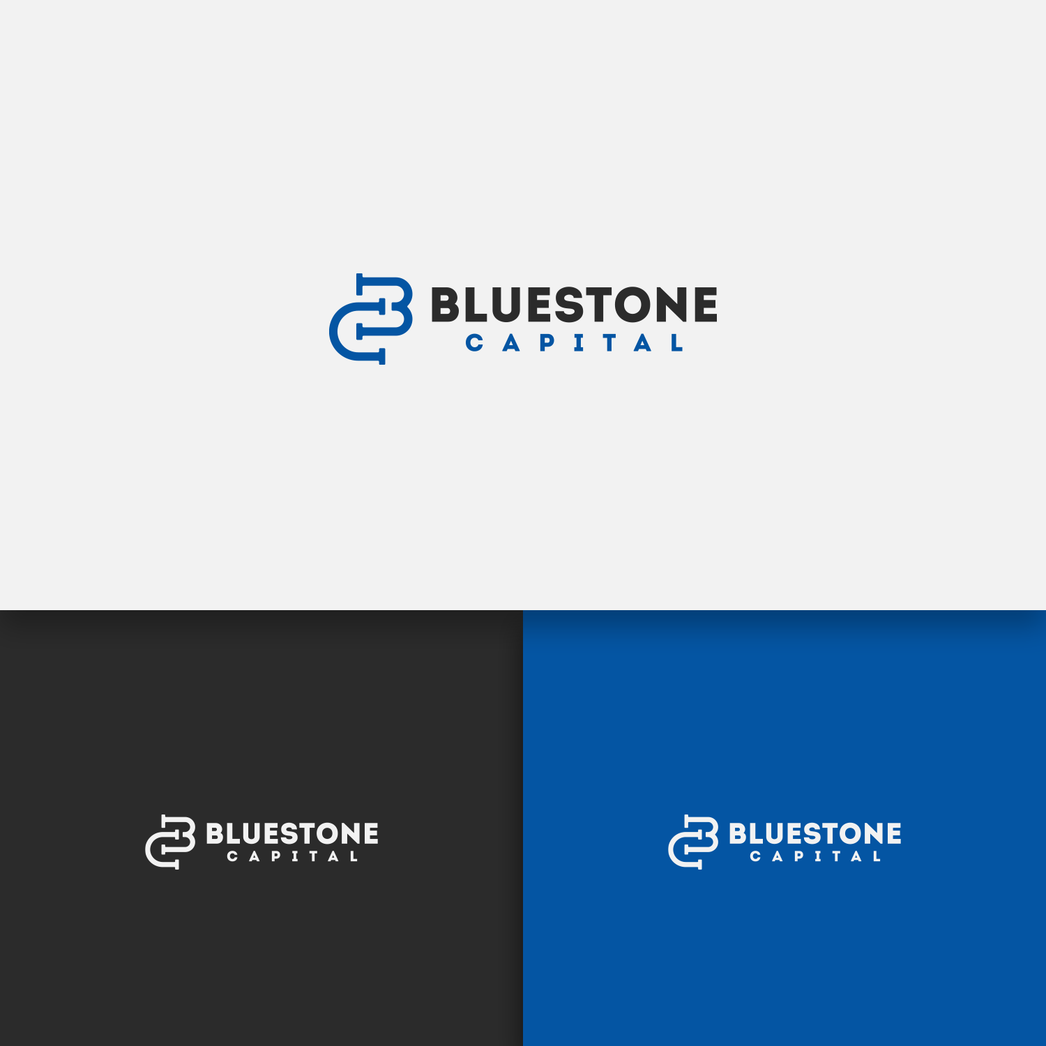 Bold, Modern, Real Estate Logo Design for The letters BC for Bluestone ...