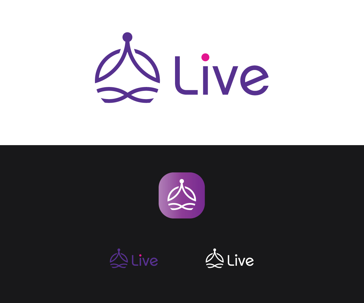 Modern, Elegant, Health And Wellness Logo Design for LIVE by ATDias ...