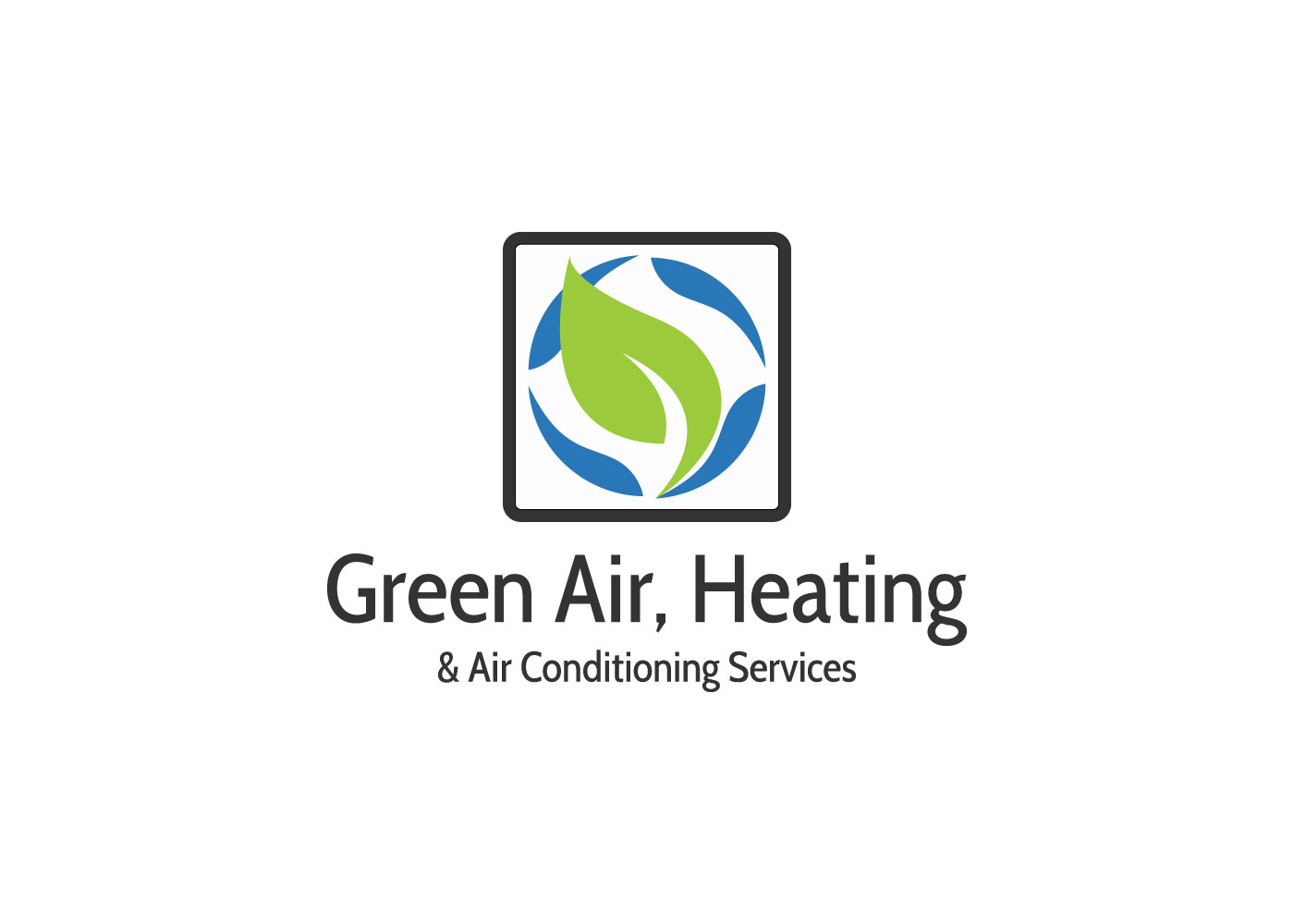 Bold, Serious, Hvac Logo Design for Green Air, Heating & Air ...