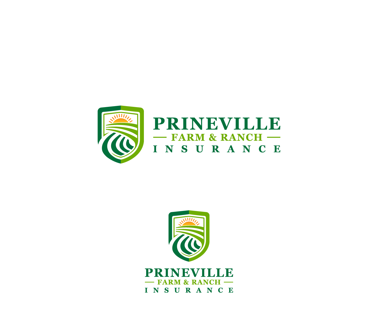 Elegant, Playful, Insurance Agency Logo Design for Prineville Farm ...