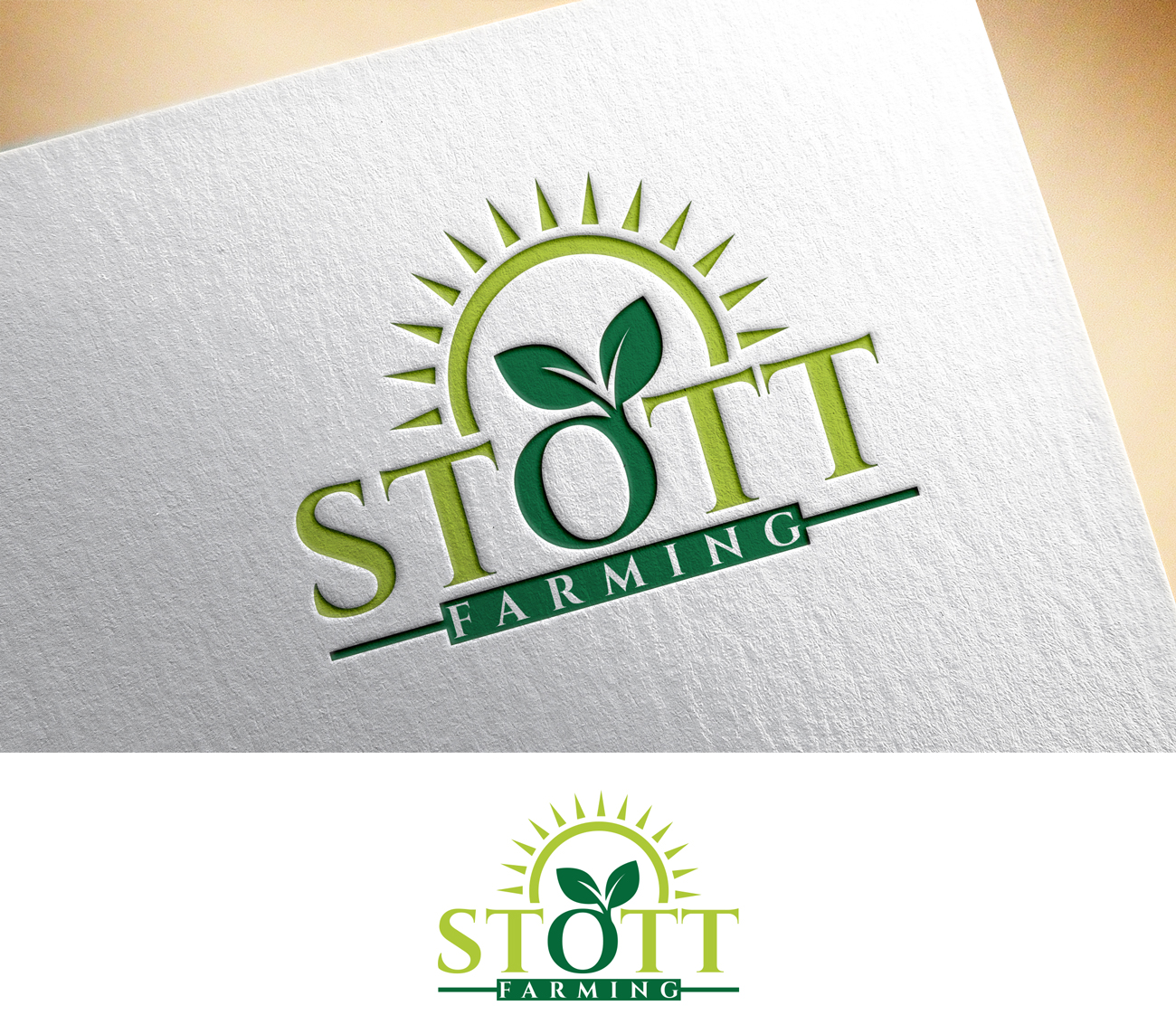 Logo Design for Stott Farming by Impressive Sol | Design #19225675