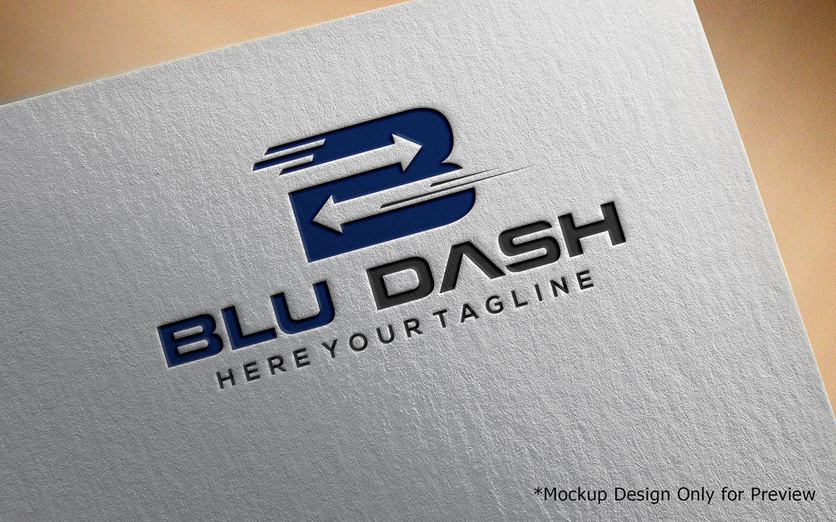 Bold, Colorful Logo Design for Blu Dash by Jenny | Design #19273241