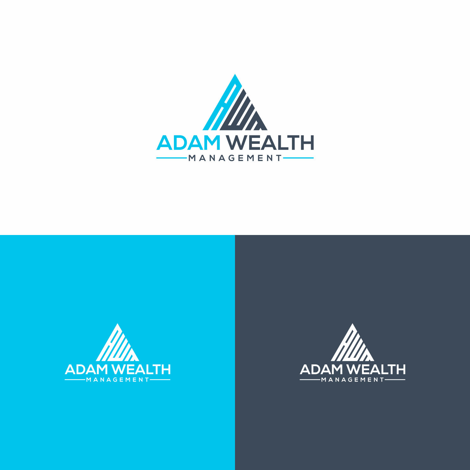 Bold, Serious, Financial Planning Logo Design for ADAM WEALTH ...