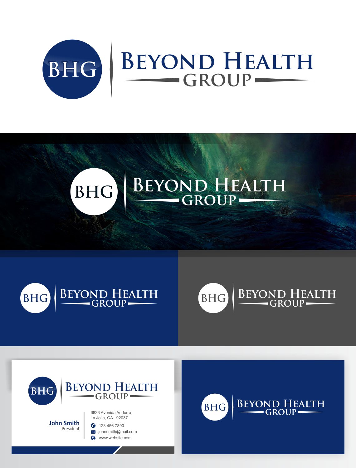 Logo Design for Beyond Health Group with BHG as an acronym by Graphic ...