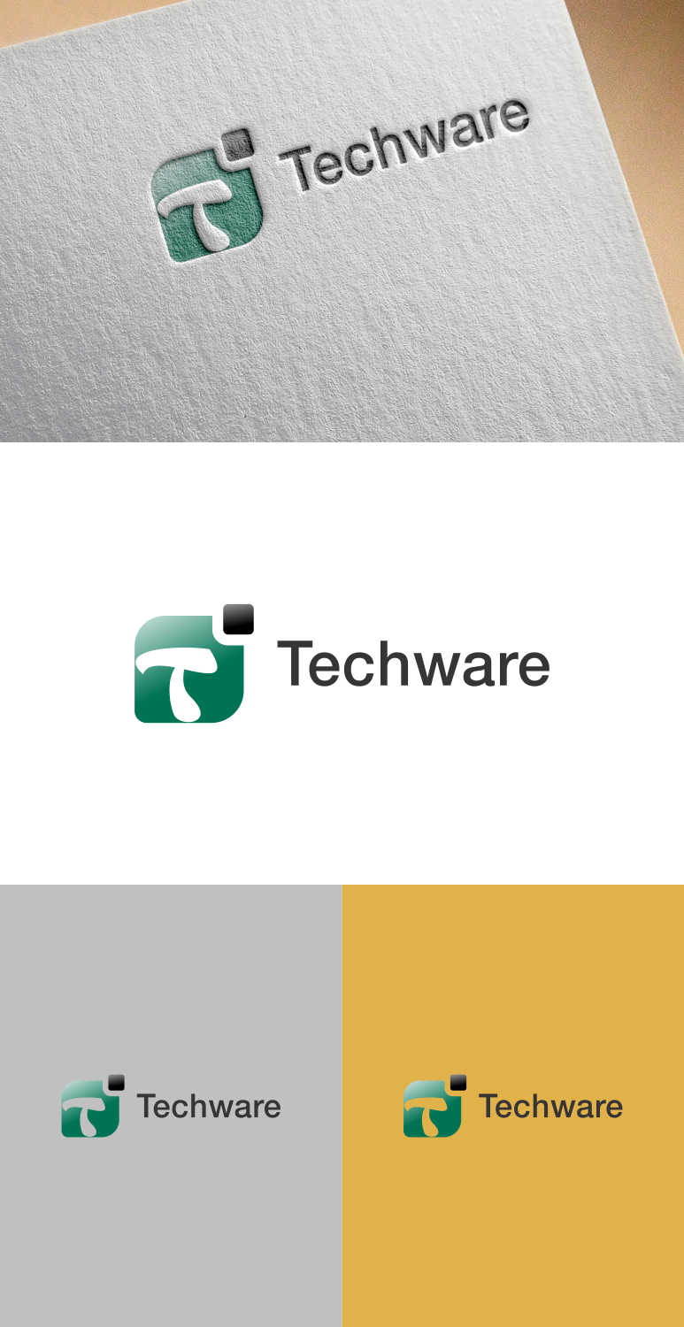Bold, Modern, It Company Logo Design for Techware by fatiyadesign ...