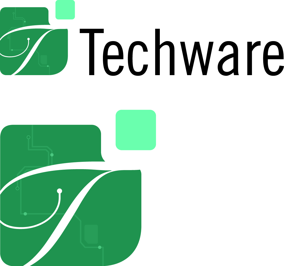 Bold, Modern, It Company Logo Design for Techware by Alison Wrona ...