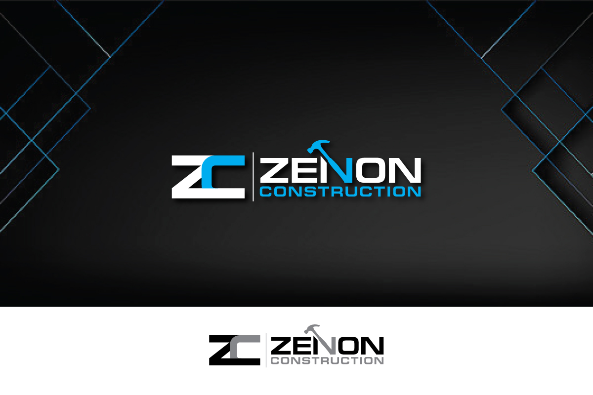 Masculine, Bold, Carpentry Logo Design for Zenon Construction by Omee63 ...