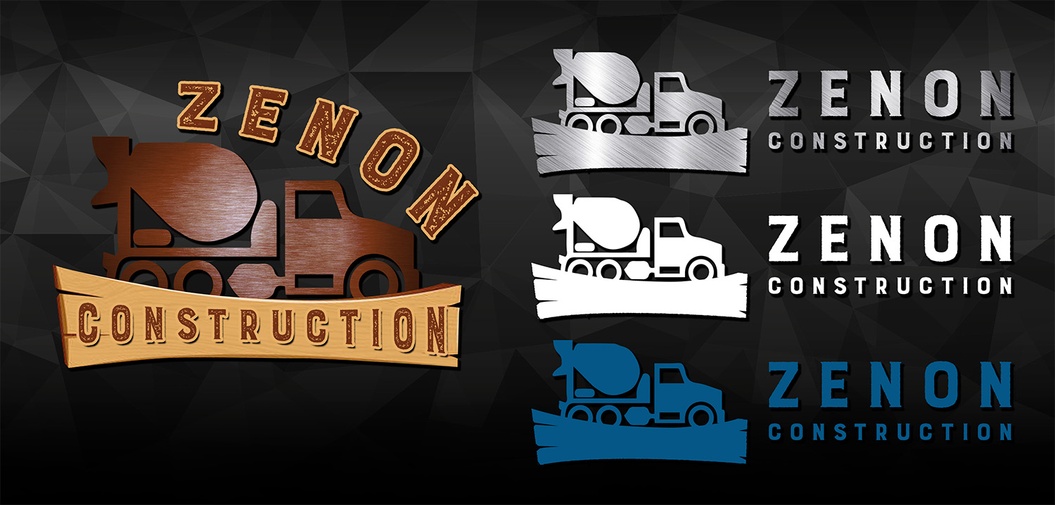 Masculine, Bold, Carpentry Logo Design for Zenon Construction by ...