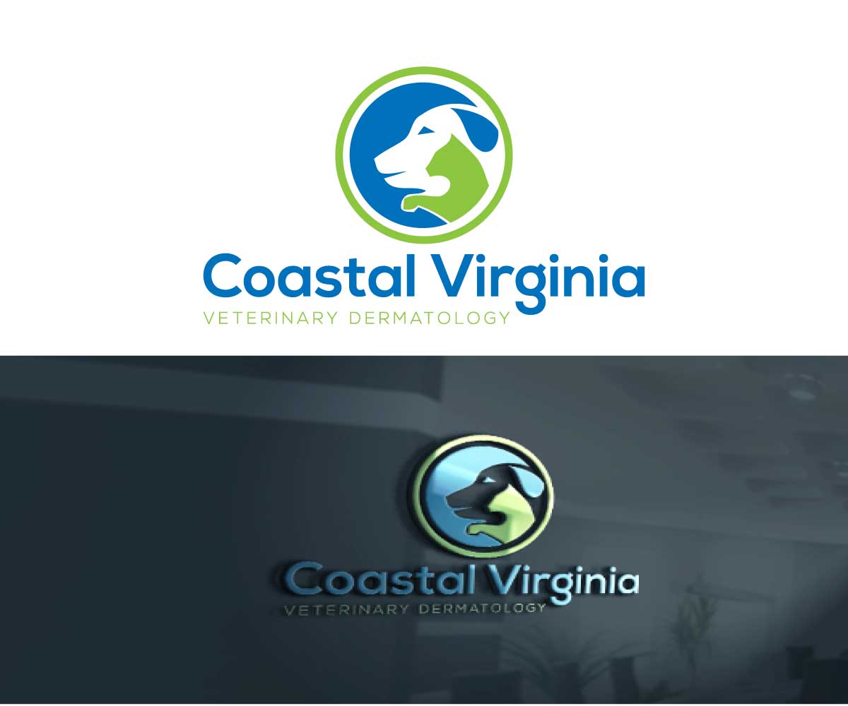 Traditional, Personable, Veterinary Logo Design for Coastal Virginia ...