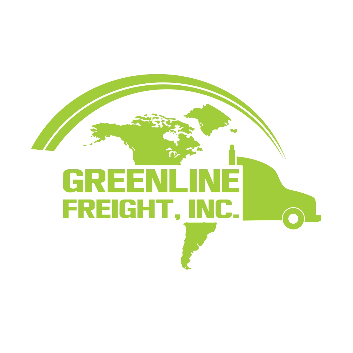 Elegant, Playful, Freight Forwarding Logo Design for GREENLINE FREIGHT ...