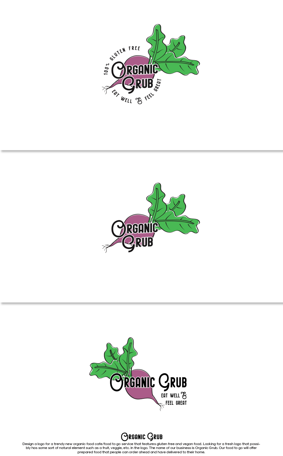 Personable, Upmarket, Food Service Logo Design for Eat Well & Feel ...