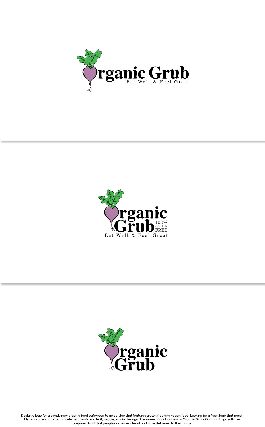 Personable, Upmarket, Food Service Logo Design for Eat Well & Feel ...