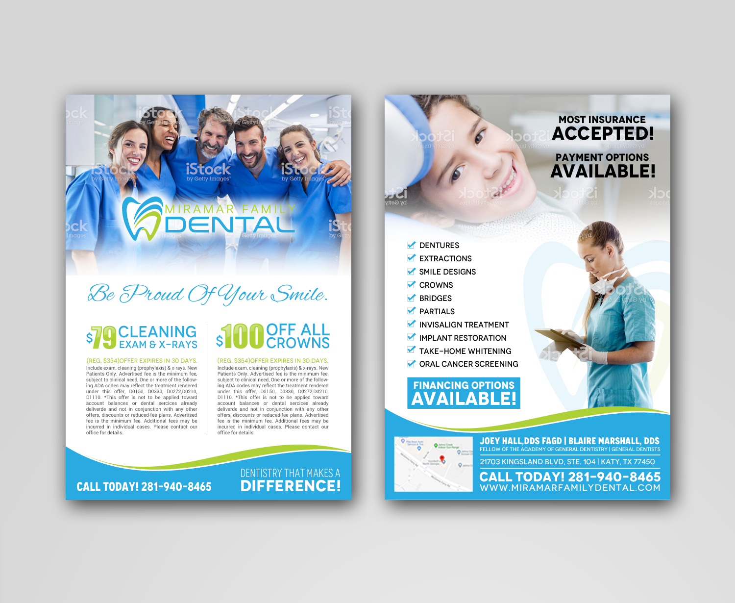 Elegant, Modern, Dental Clinic Flyer Design for a Company by ...