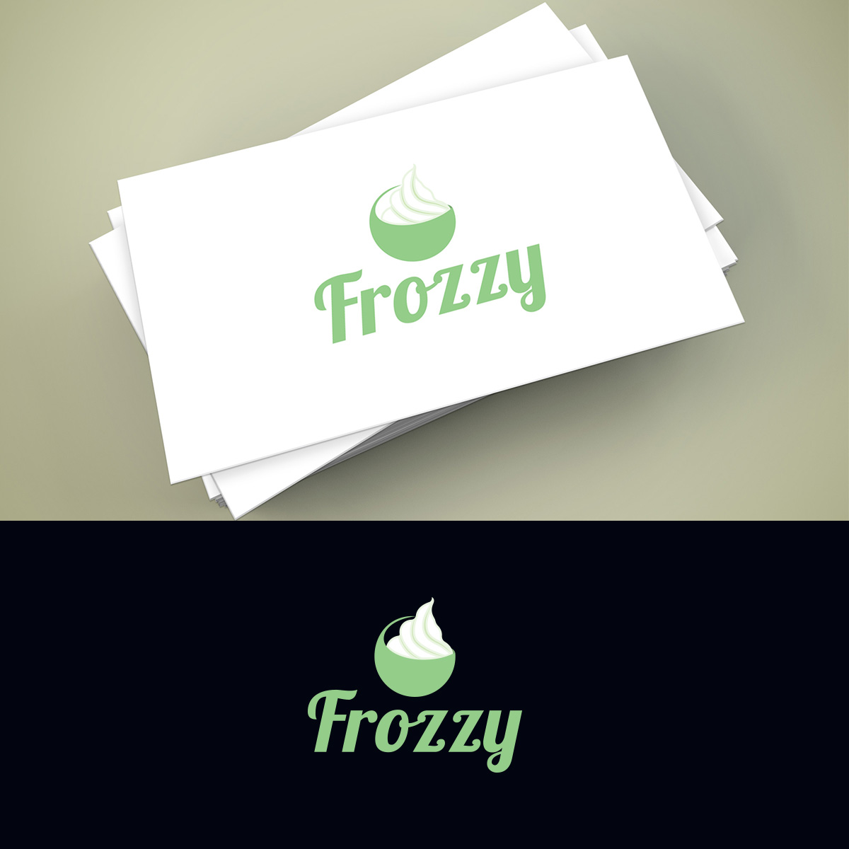 Modern, Colorful Logo Design for Frozzy by ClearDesign | Design #19473983