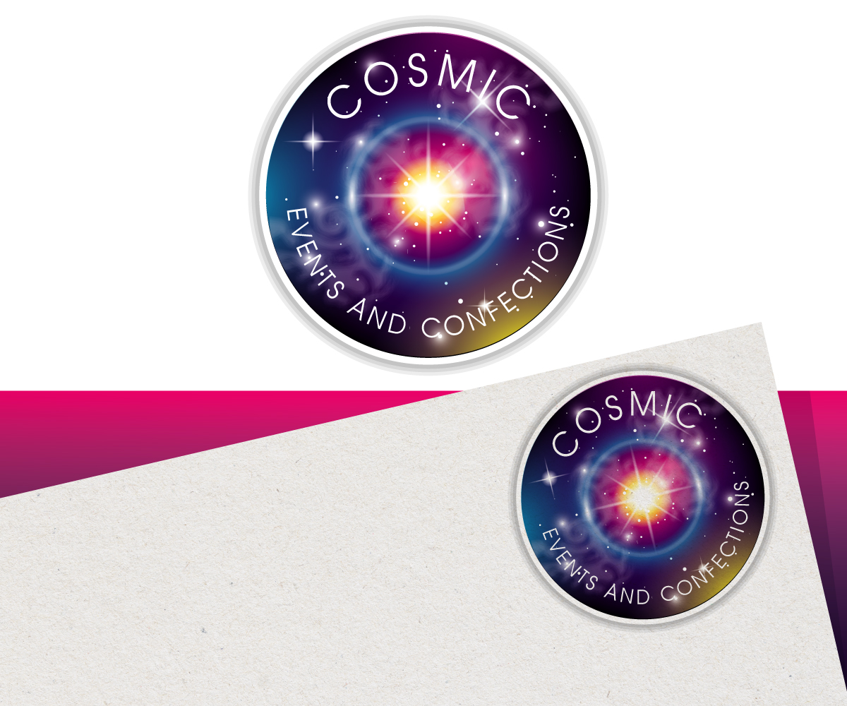 Elegant, Modern Logo Design for Cosmic Events and Confections by Jay ...