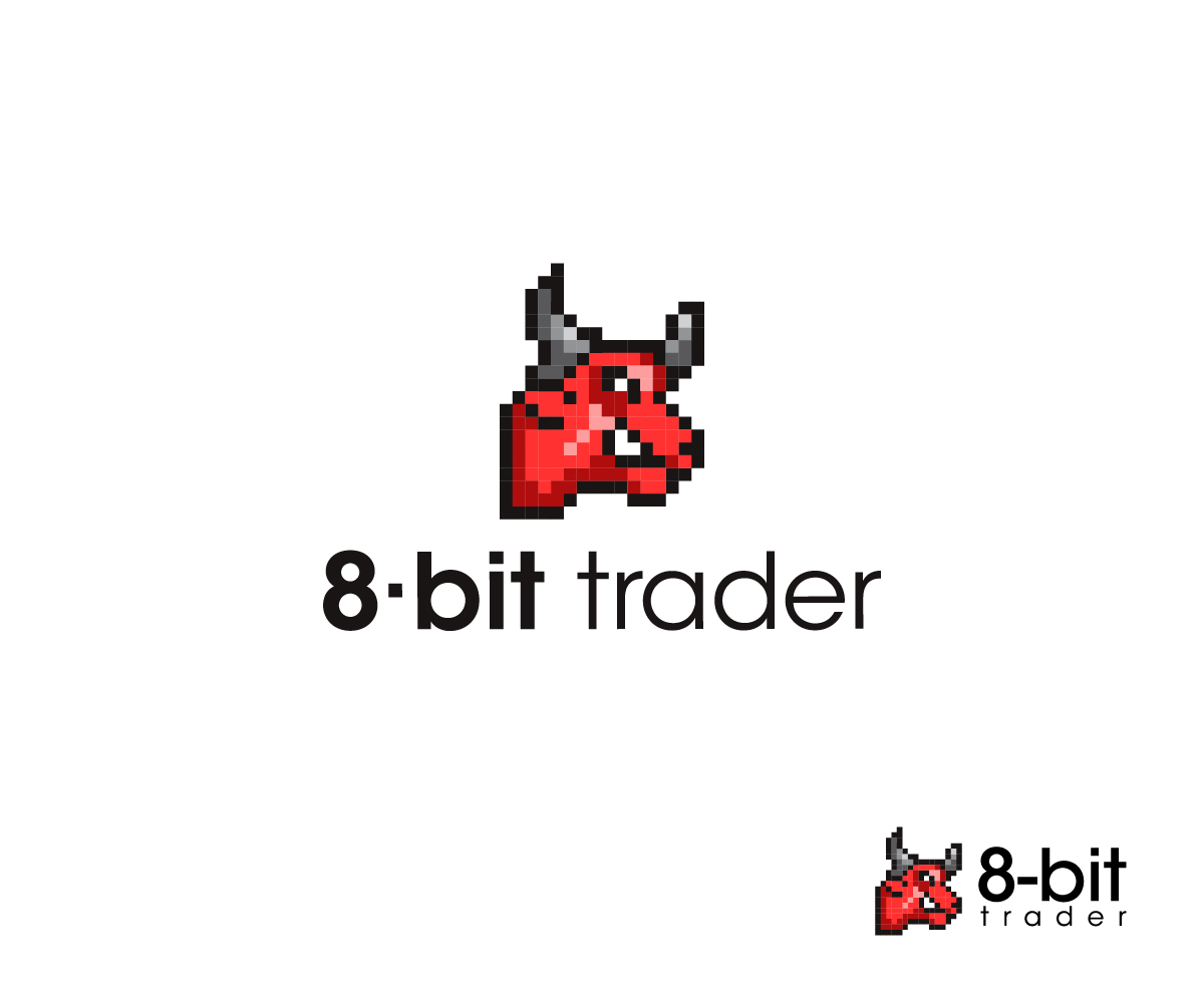 Bold, Playful Logo Design for 8-bit trader by Ankita B | Design #19346874