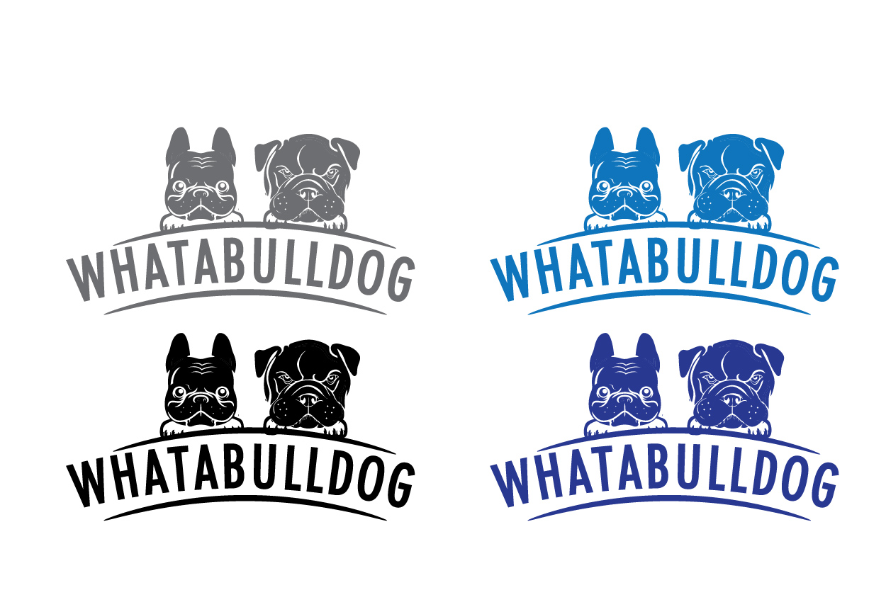 Bold, Playful Logo Design for WHATABULLDOG by #hashtag_DEsigN | Design ...