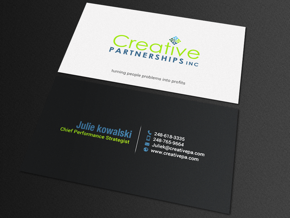 Bold, Modern, Consulting Business Card Design for a Company by ...