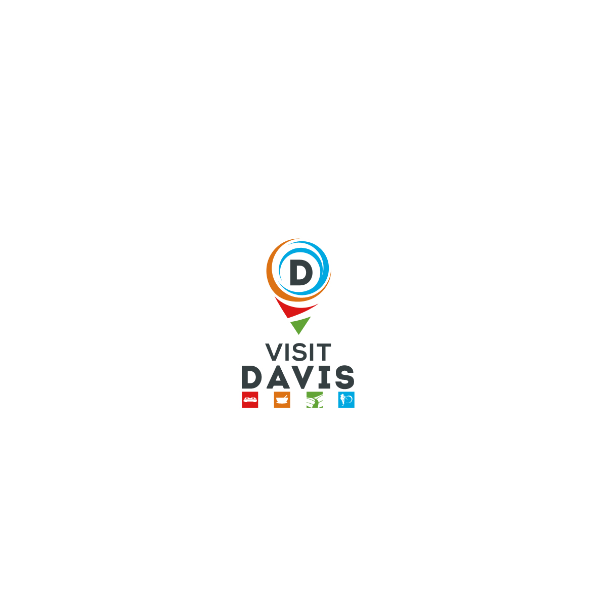 Elegant, Playful Logo Design for Lets Go To Davis or Visit Davis by ...