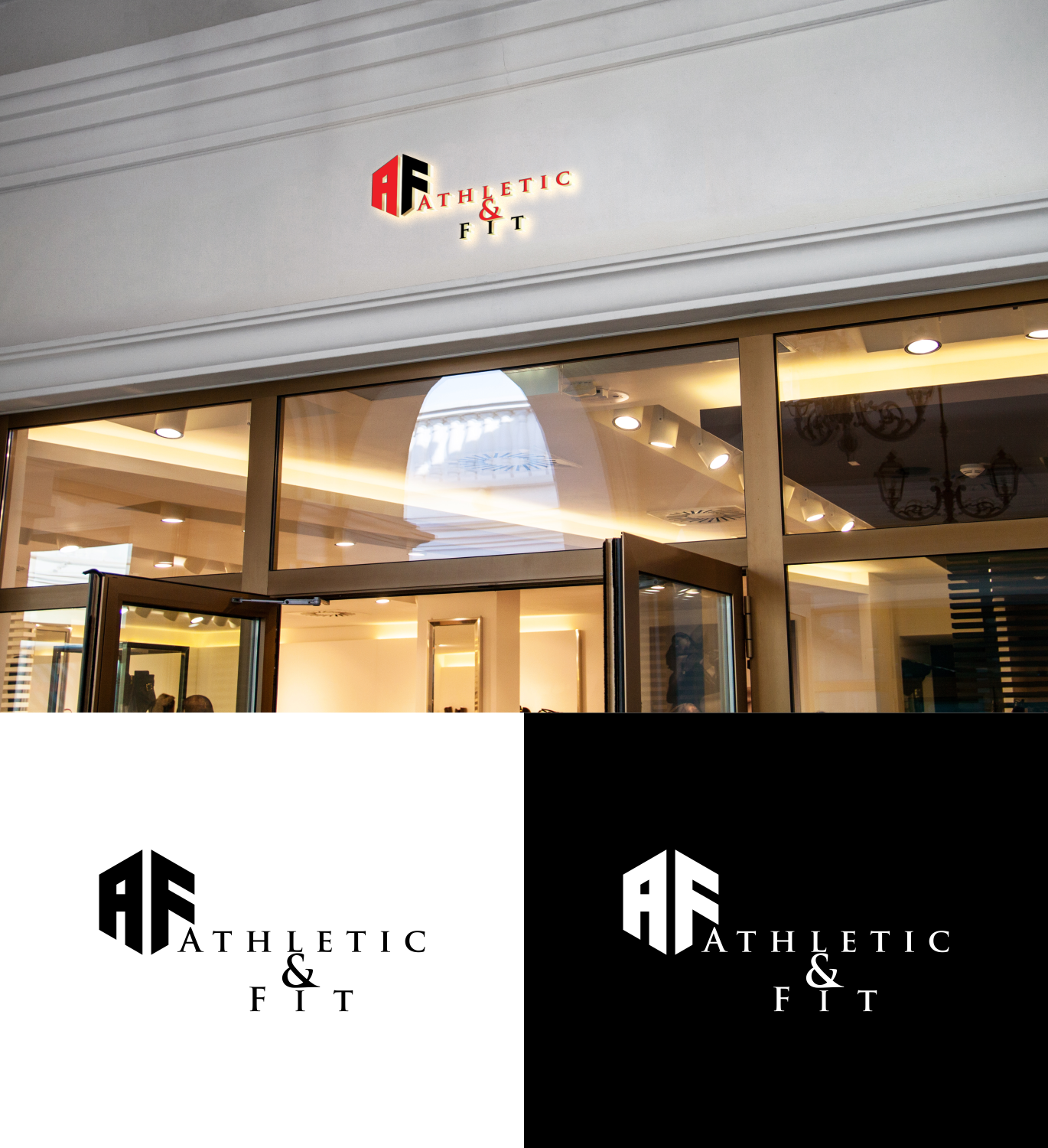 Bold, Modern, Fitness Logo Design for Athletic And Fit by suthita 2 ...