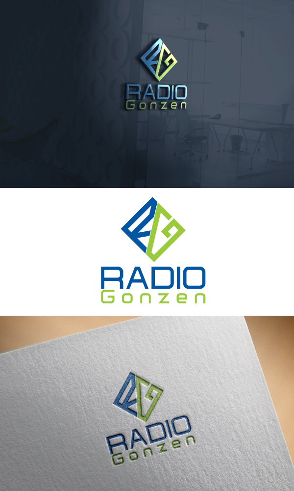 Modern, Masculine Logo Design for Radio Gonzen by Bismillahir Rahmanir ...