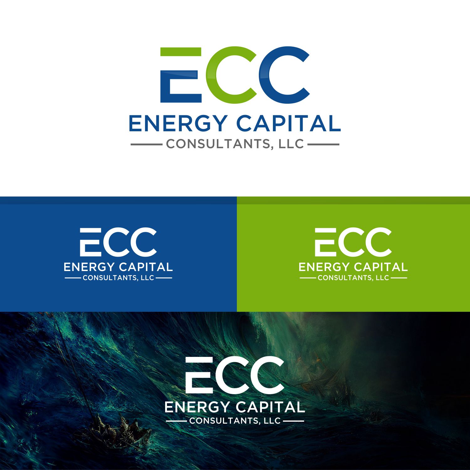 Elegant, Playful Logo Design for "Energy Capital Consultants" or "ECC" or "Energy Capital ...