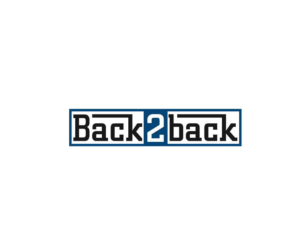 Masculine, Bold Logo Design for Back to back or Back2back by Madara ...