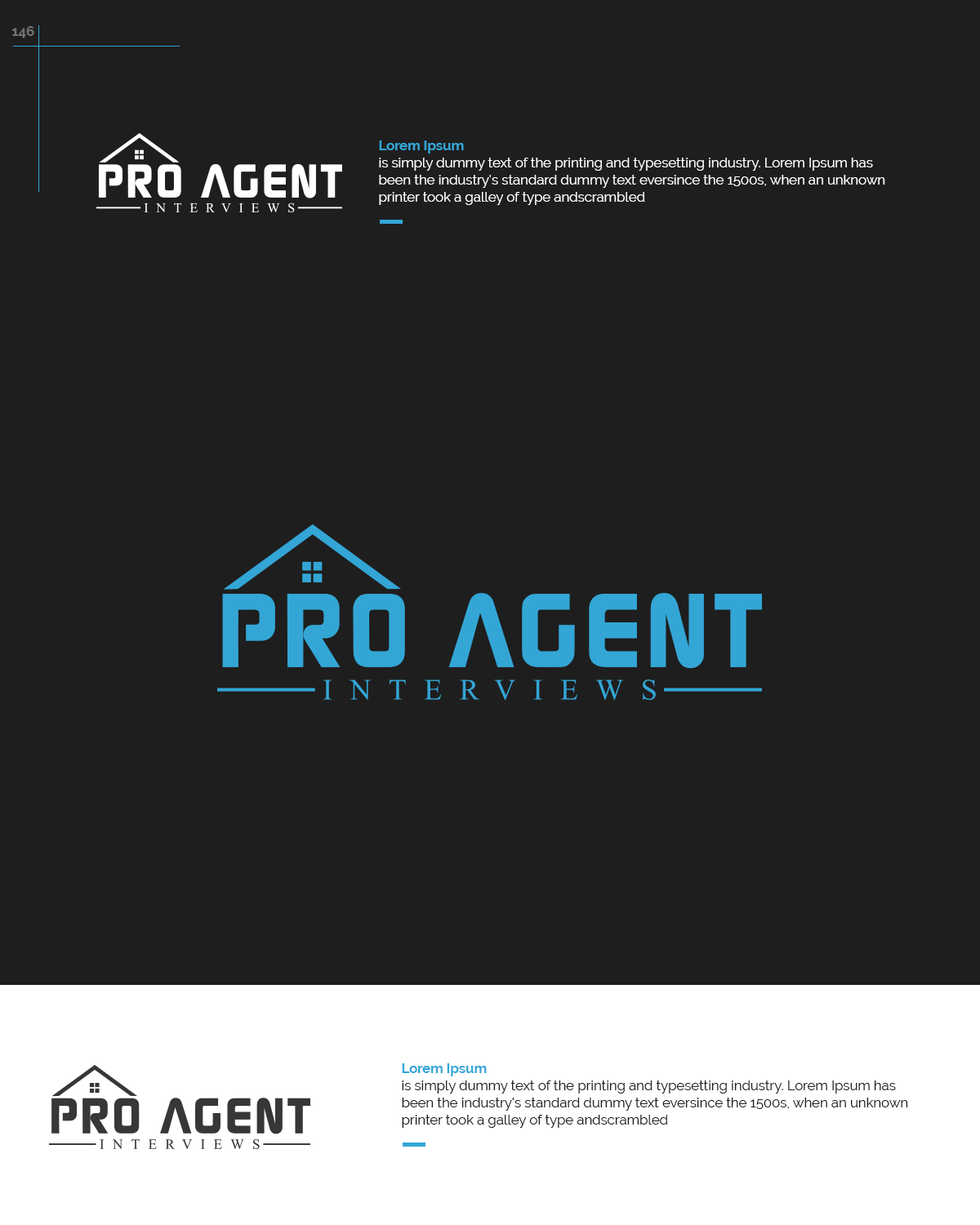 Elegant, Playful Logo Design for Pro Agent Interviews by vramar.roy ...