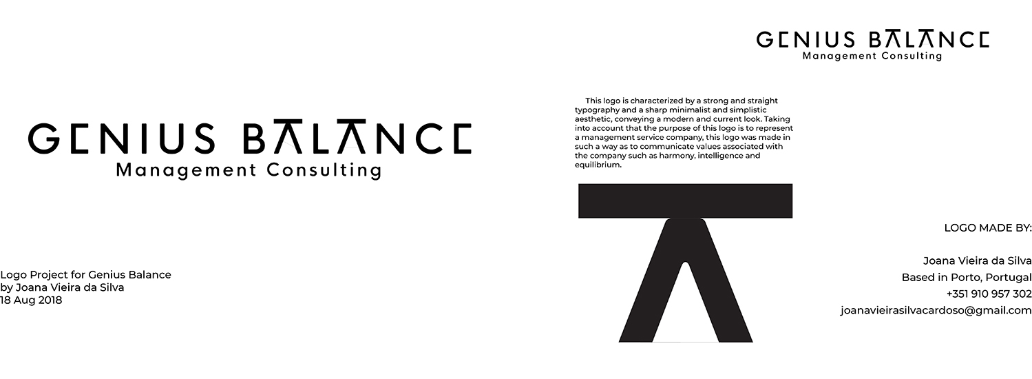 Professional, Serious, Management Consulting Logo Design for Genius Balance by ...