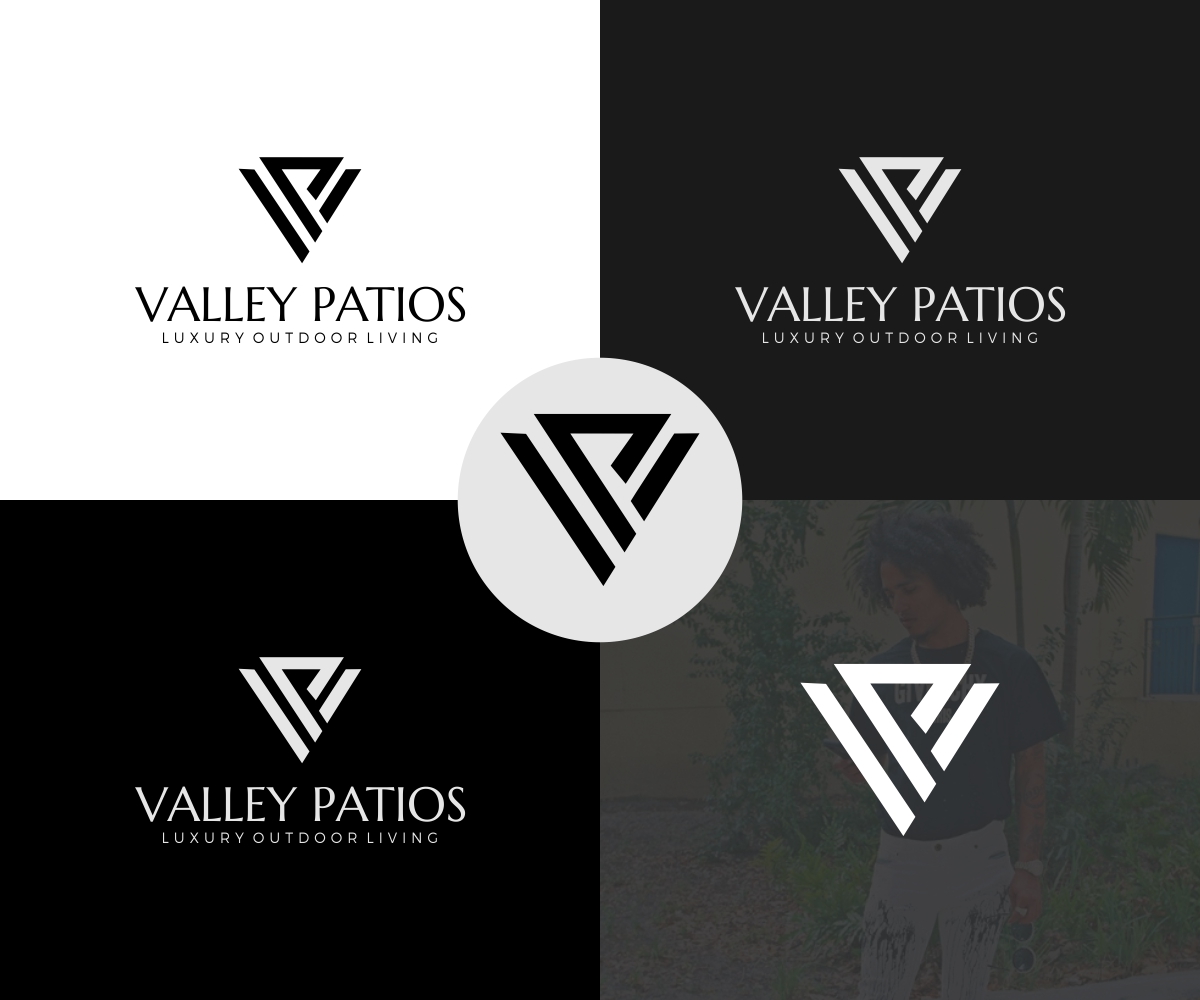 Modern, Professional Logo Design for Valley Patios (main heading ...