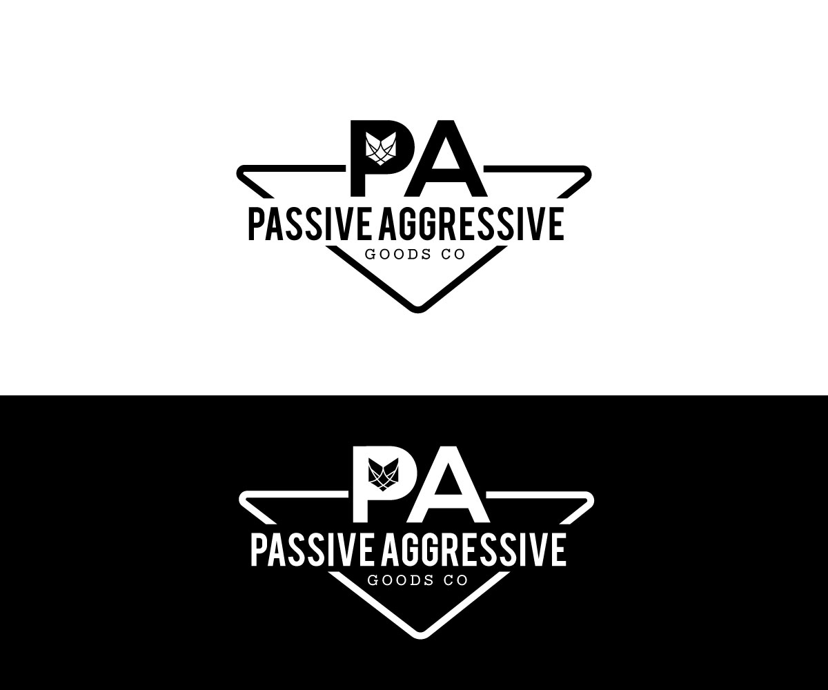Upmarket, Serious, Clothing Logo Design for Passive Aggressive Goods Co ...