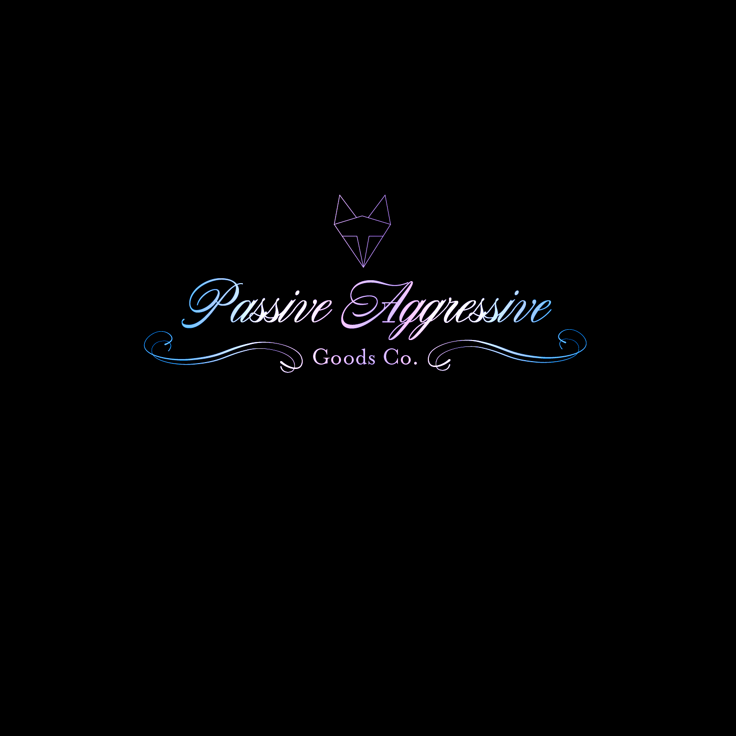 Upmarket, Serious, Clothing Logo Design for Passive Aggressive Goods Co ...