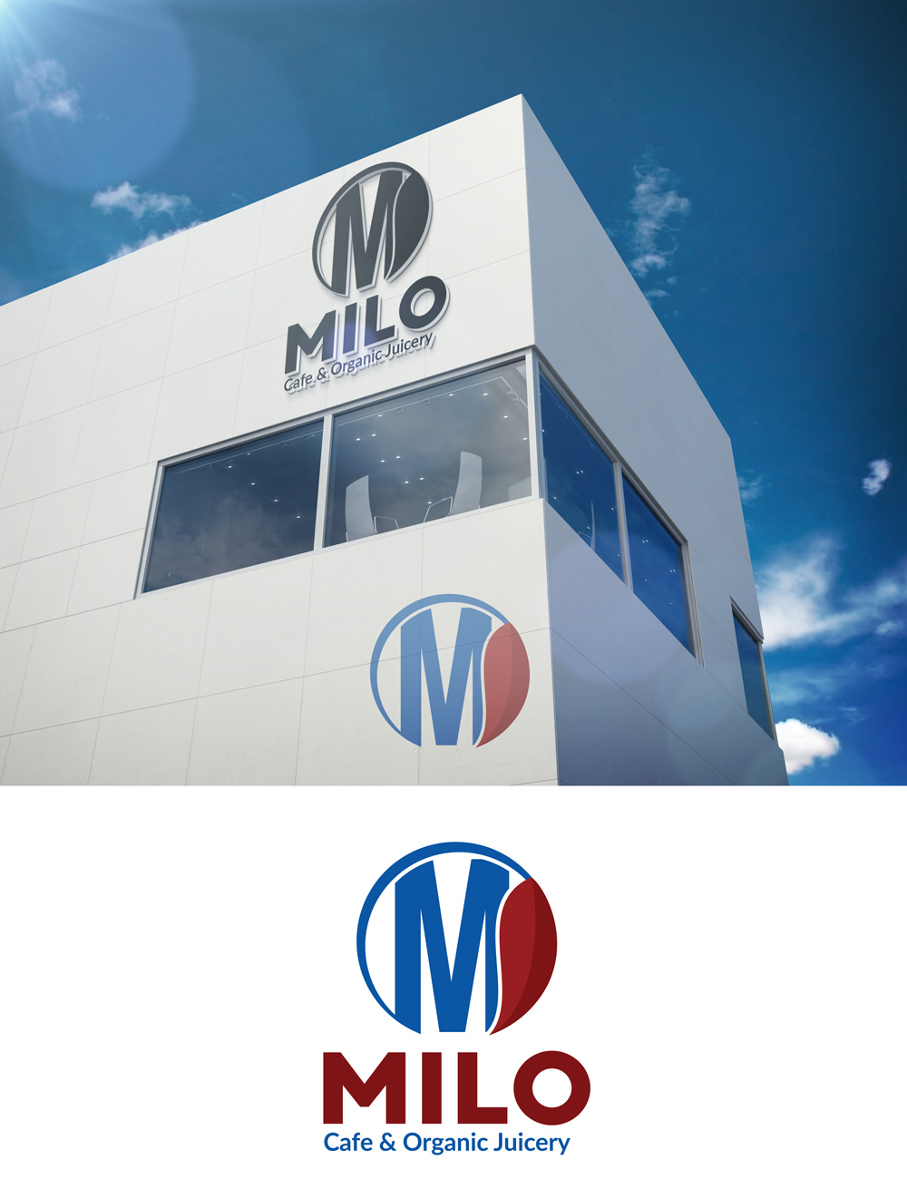 Serious, Modern Logo Design for MILO Cafe & Organic Juicery by ...