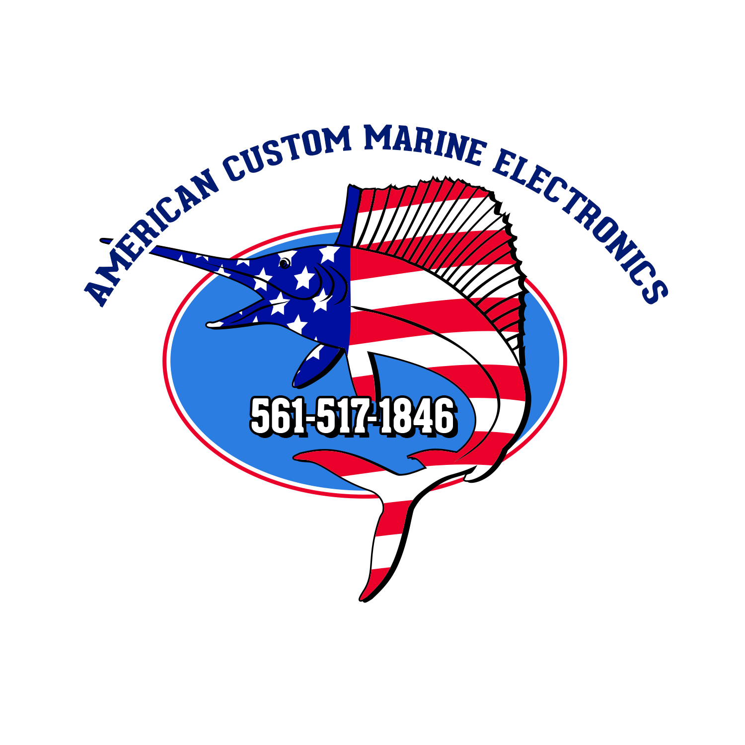 Elegant, Playful Logo Design for American Custom Marine Electronics ...