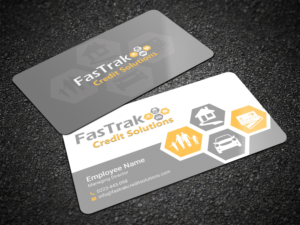 FasTrak Credit Solutions Business Card Design | 124 Business Card ...