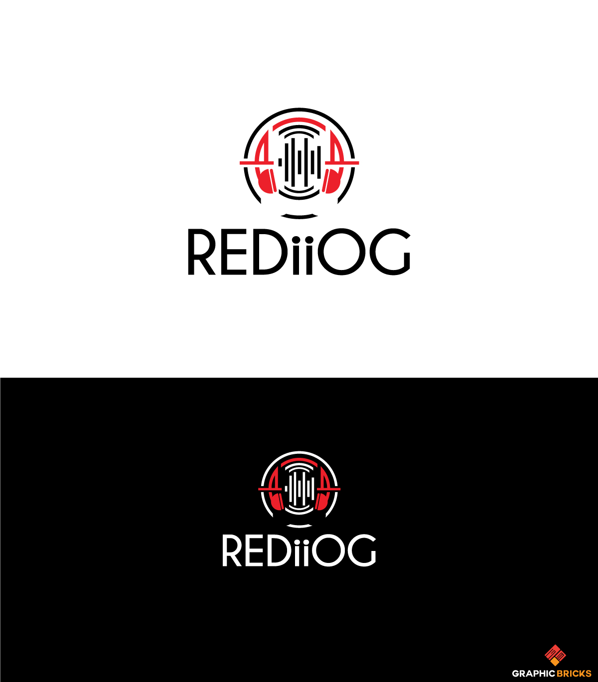 Bold, Modern, Record Company Logo Design for REDiiOG (Records) by ...