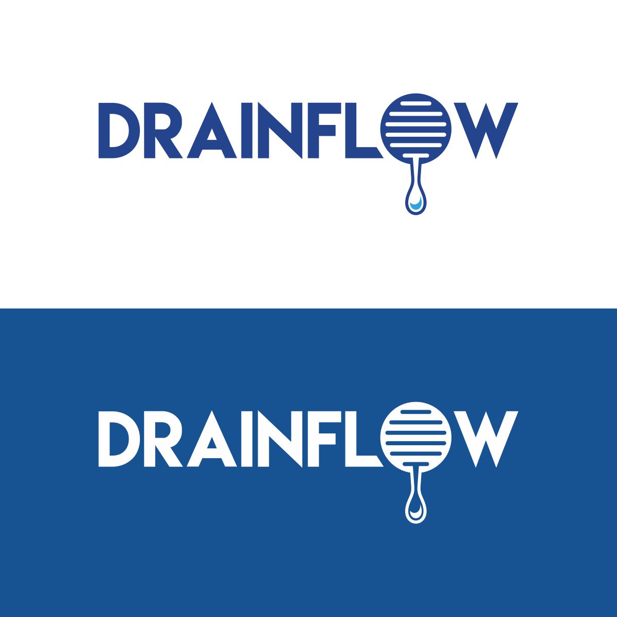 Bold, Serious, Plumbing Logo Design for Drainflow by Kreative Fingers ...
